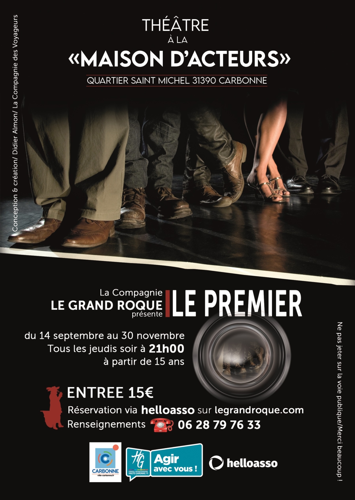 Le Premier (The Line). Israël Horovitz. - Le Grand Roque